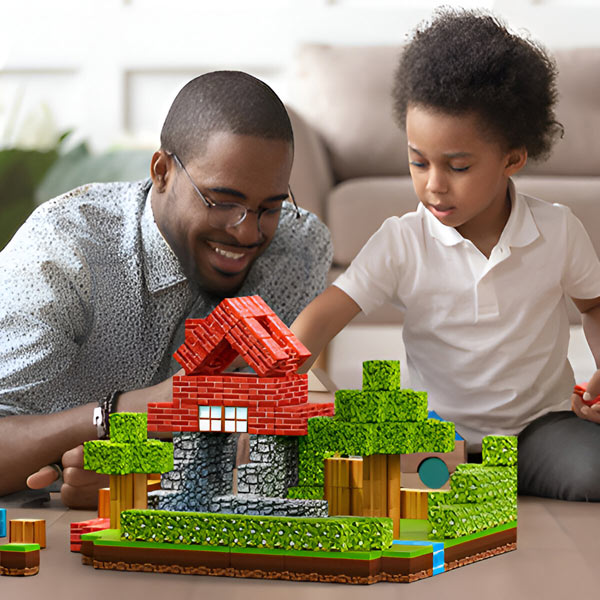 Магнитни кубчета за миникрафт (48 бр.) | MAGCRAFTI – Frilla.bg